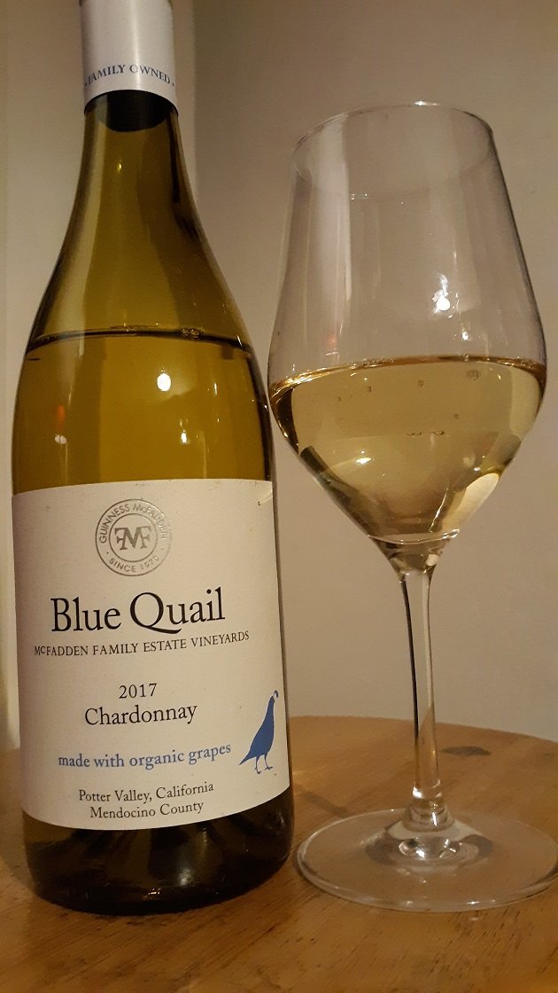 Blue Quail Wine: Chardonnay (2017) - 10,000 Birds